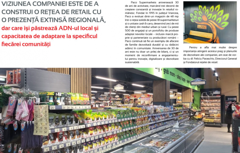 Paco Supermarket – 30 de ani alături de vrânceni: de la un singur ...