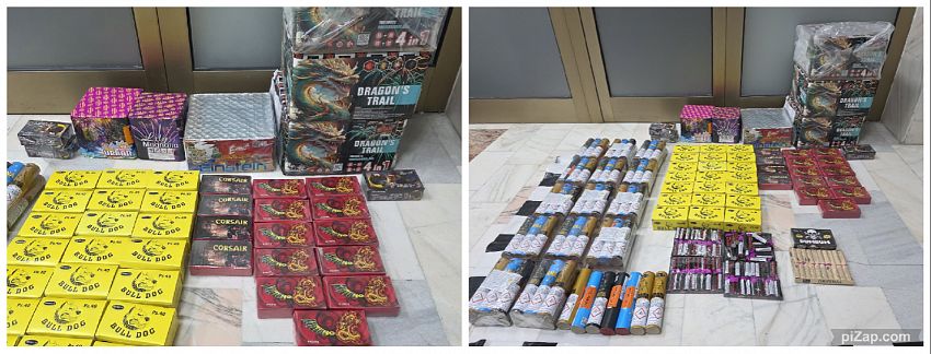 Peste 3.400 de articole pirotehnice confiscate în Vrancea, chiar ...