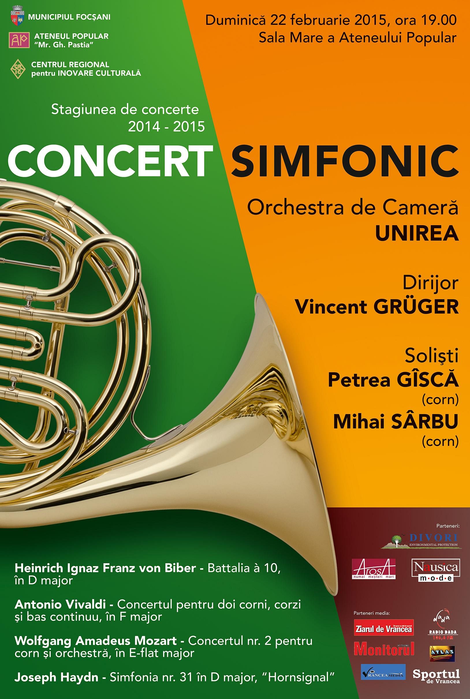 Concert simfonic al Orchestrei “Unirea”