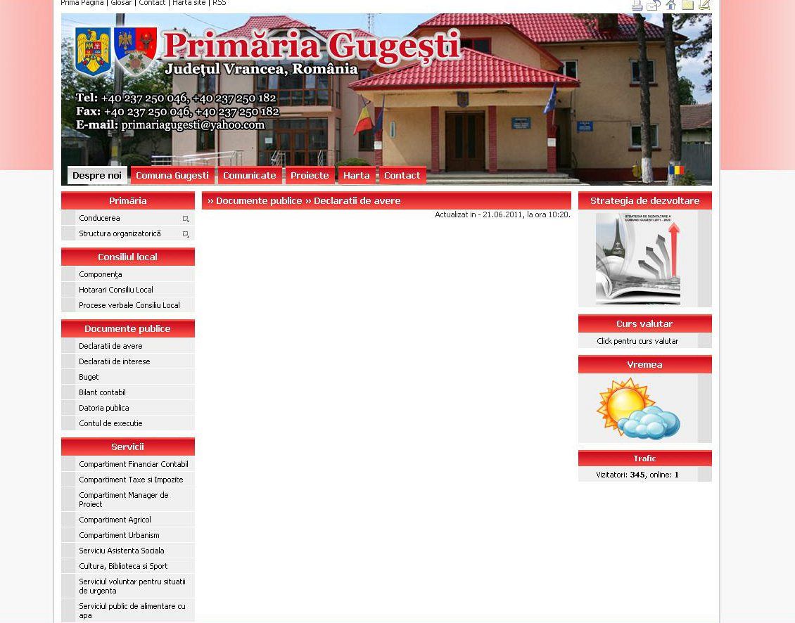 Primarii vrinceni sint certati cu internetul