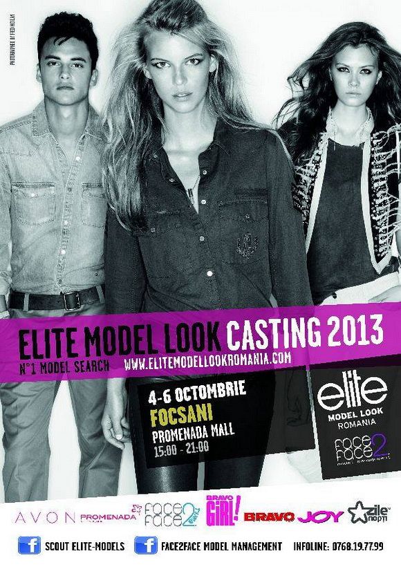 Casting Elite Model Look la Focşani