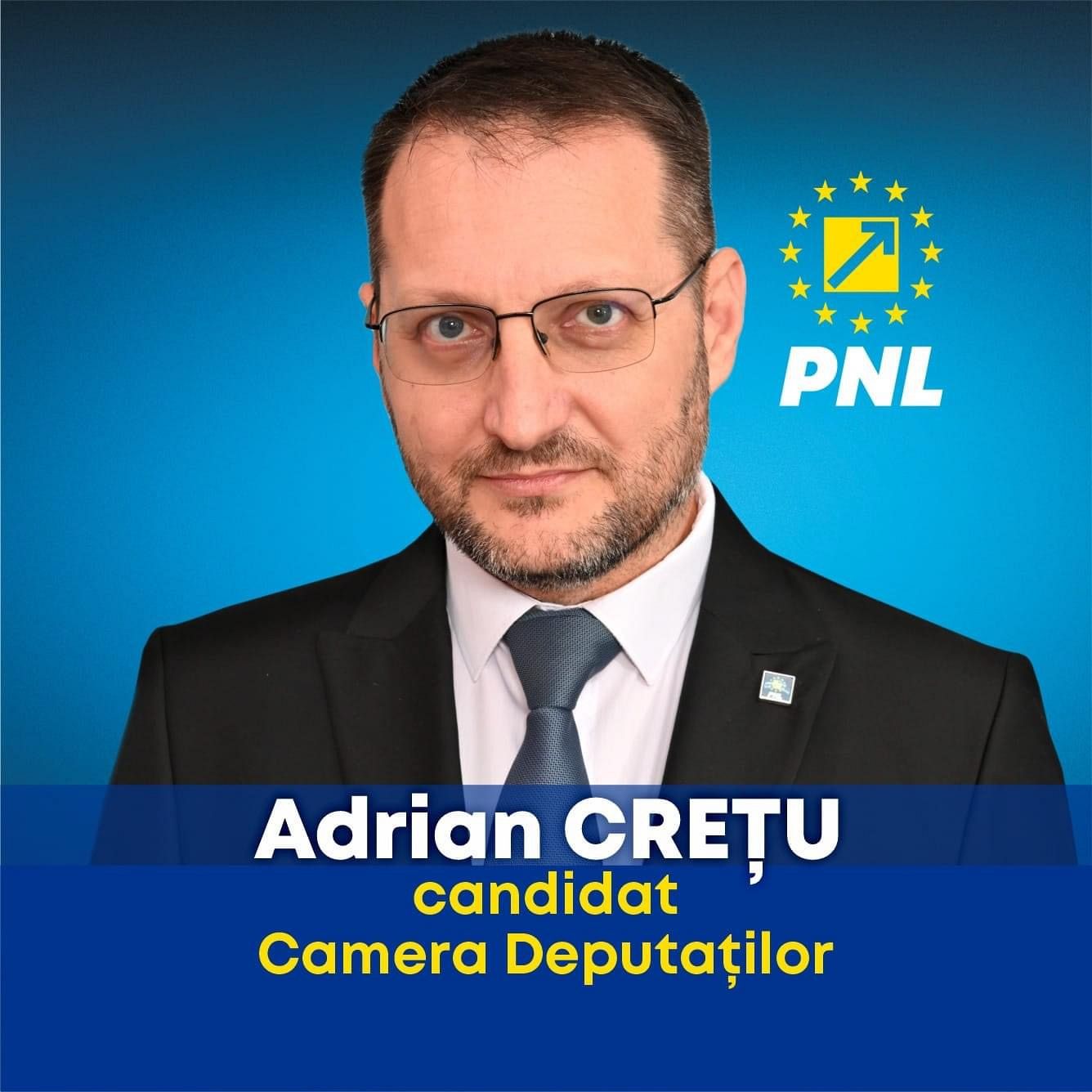 Adrian Crețu, candidatul PNL Vrancea pentru Camera Deputaților, va fi ...