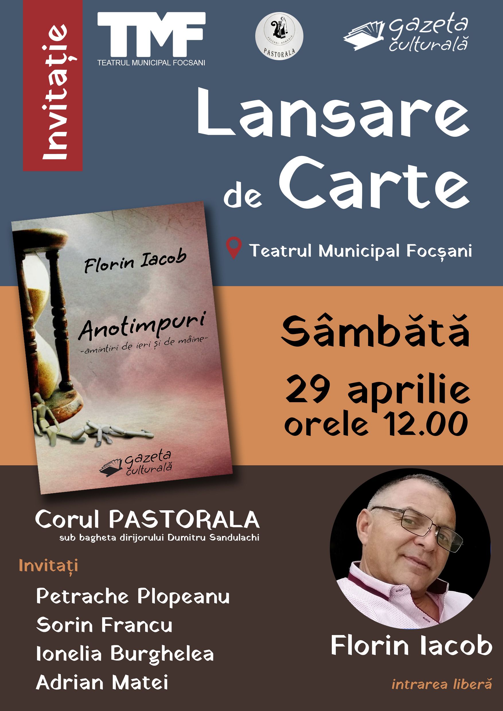 Colaboratorul ZdV Florin Iacob își lansează primul volum de poezie la ...