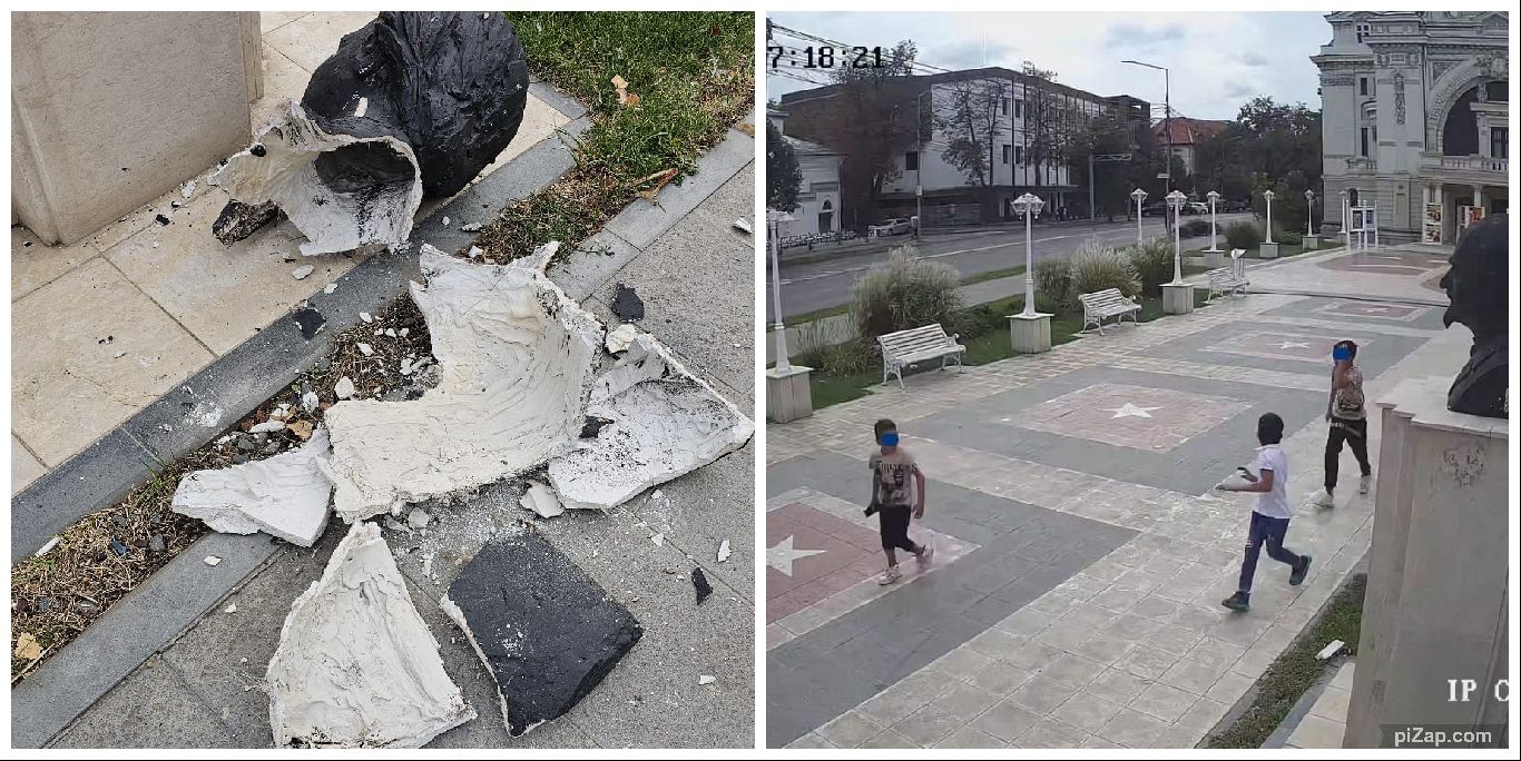 Foto | Bustul revoluționarului pașoptist Alecu Russo, amplasat în ...