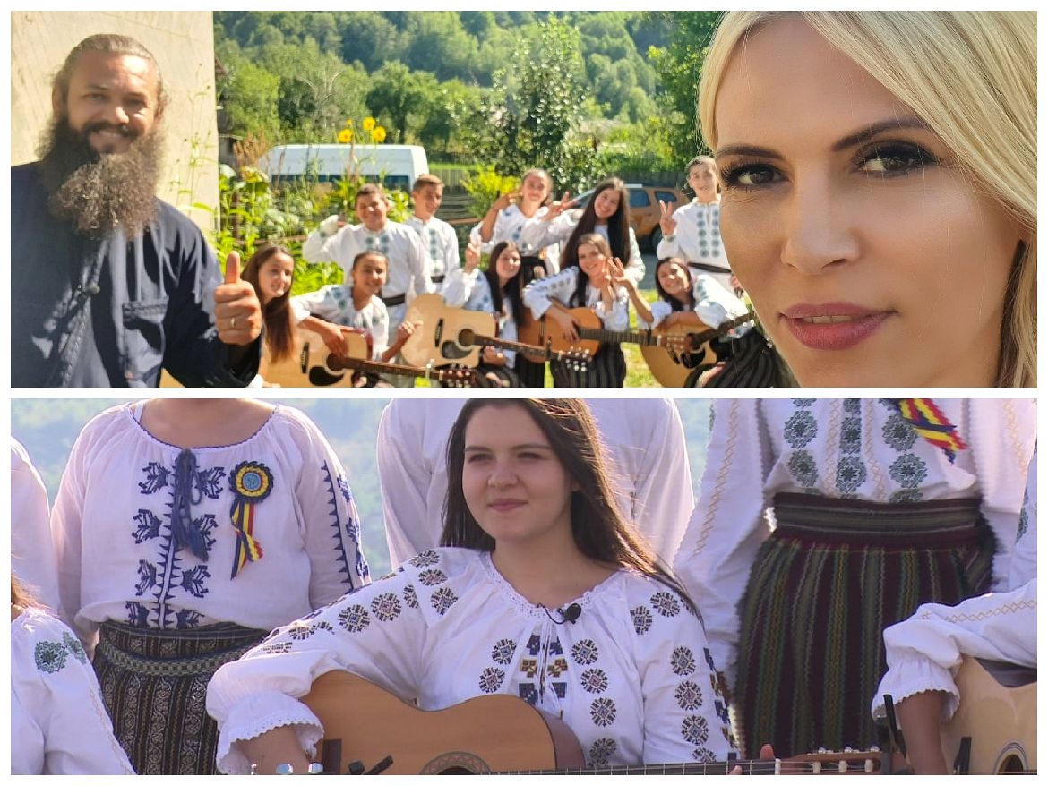 Foto | Corul Parohiei Irești și solista Carmen Mustață printre ...