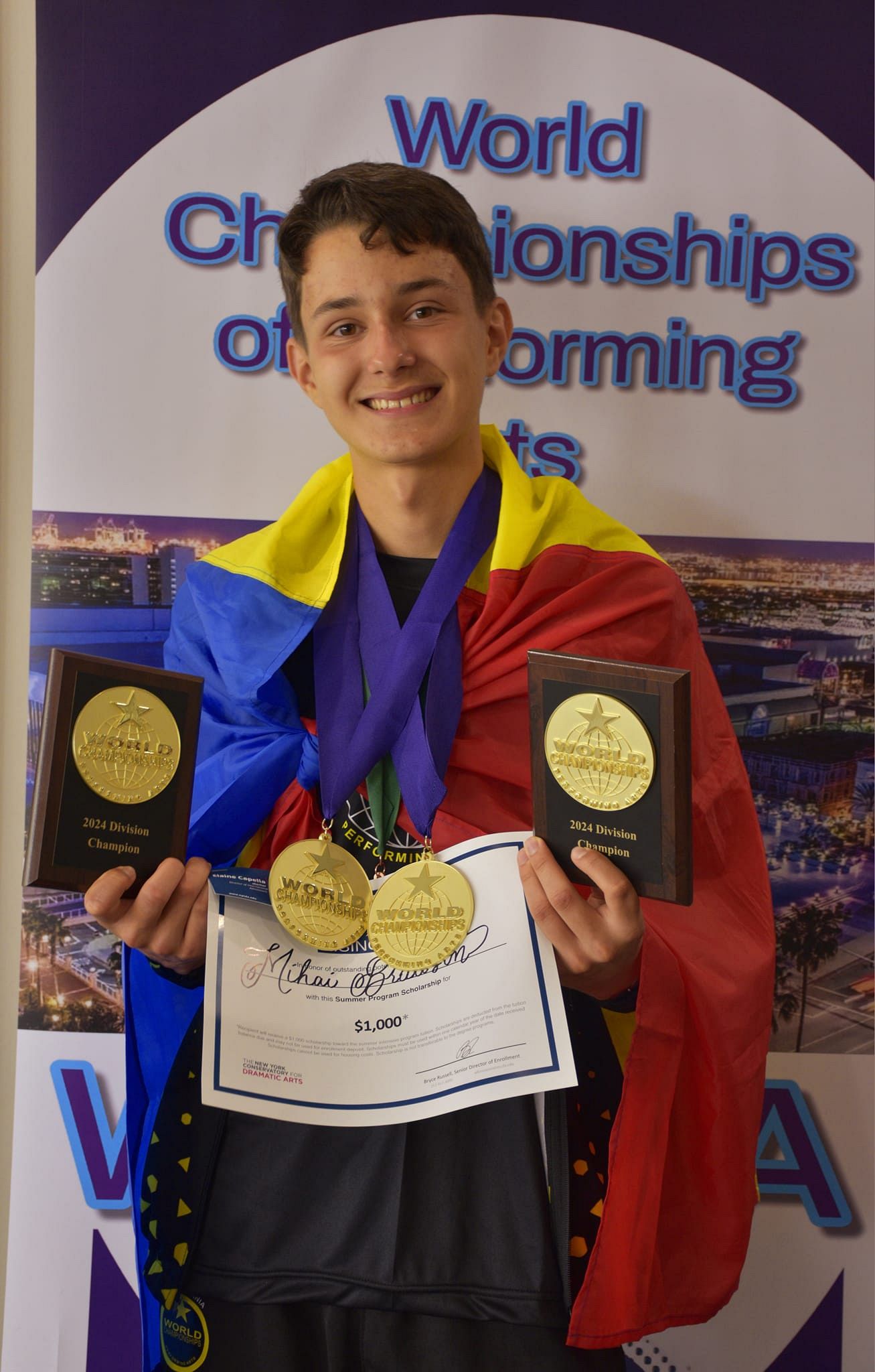 Foto | Două medalii de aur la „Campionatul Mondial de Arte”, pentru ...