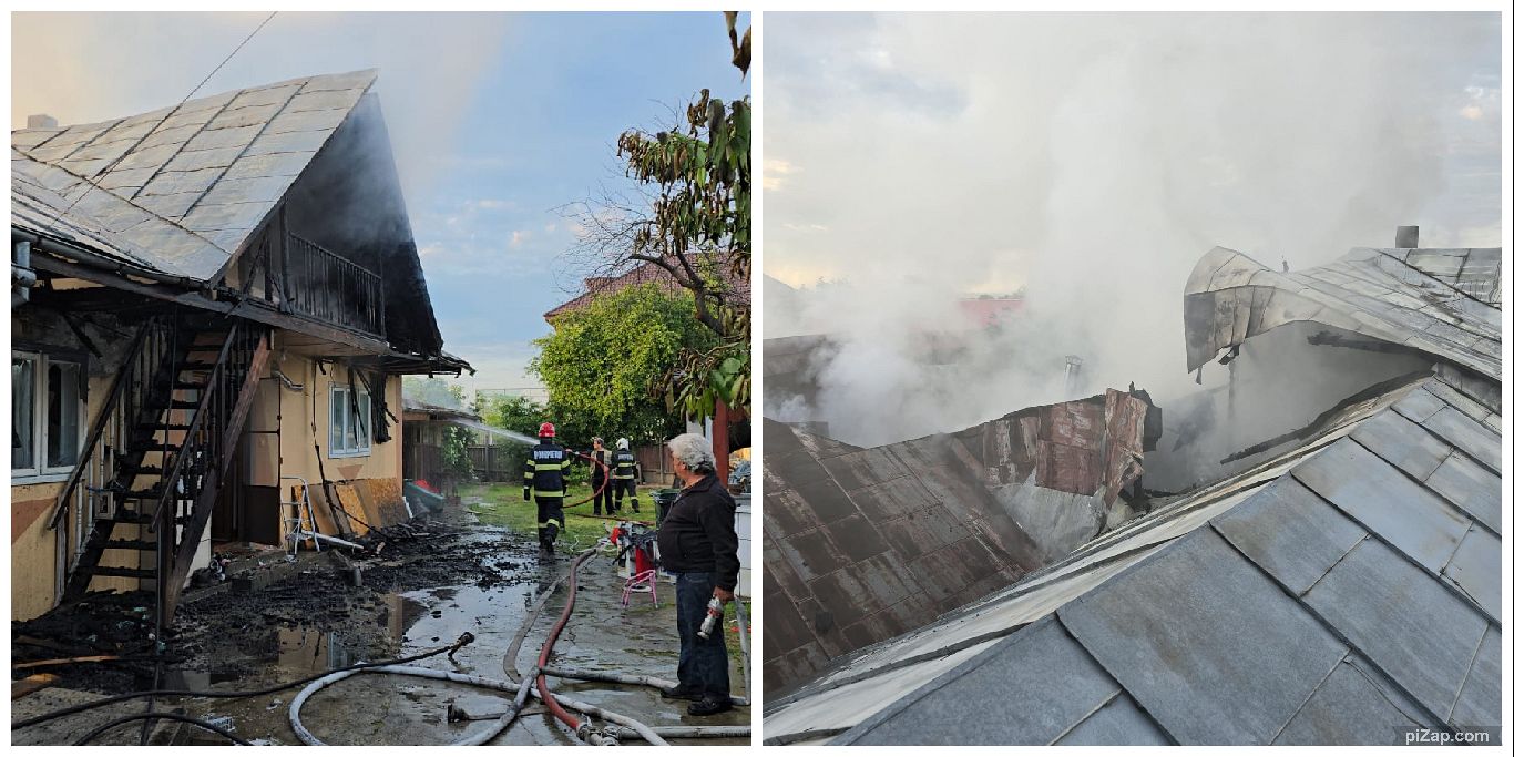 Foto | Incendiu de proporții în comuna Jariștea în această dimineață ...