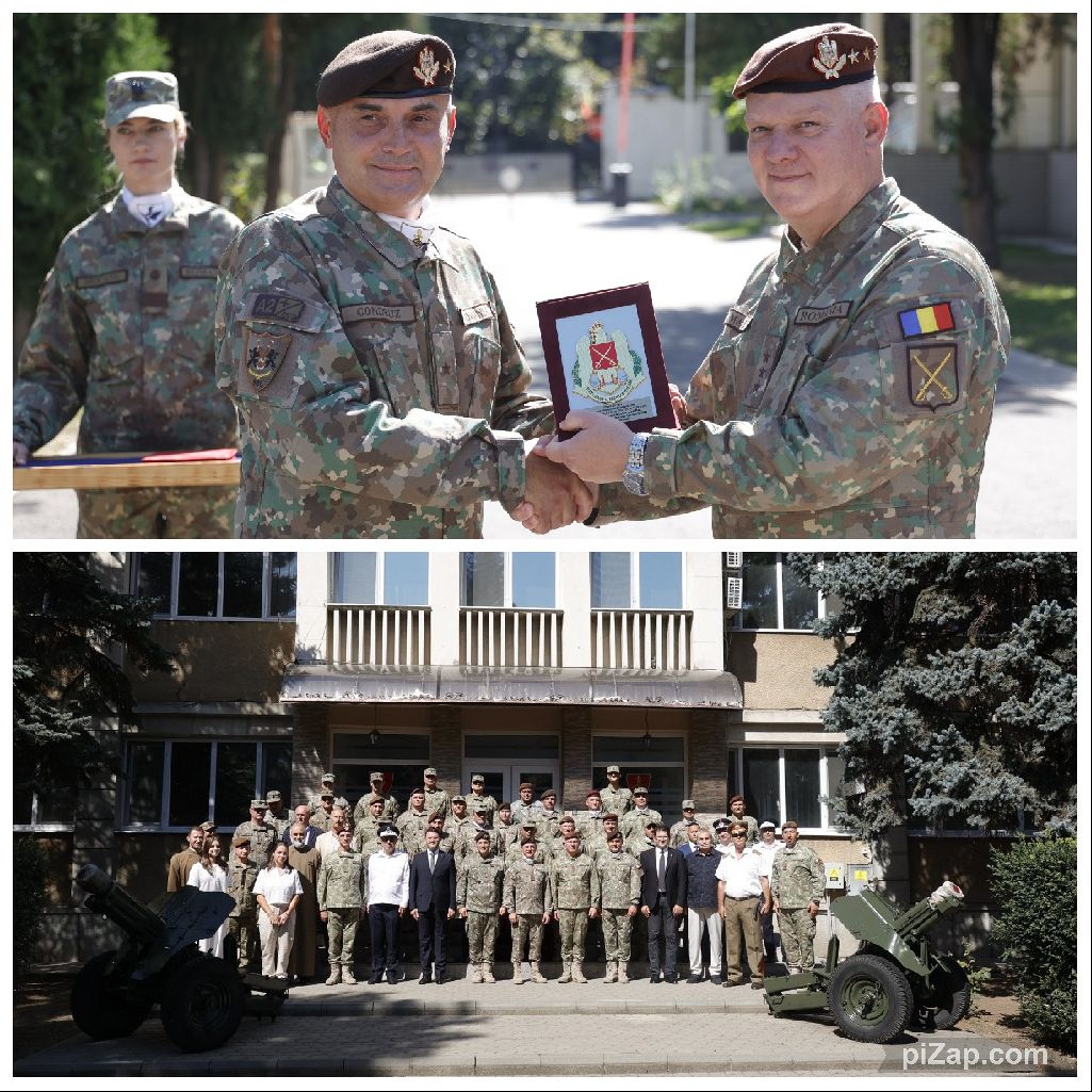 Foto | Schimbare de comandă la Brigada 8 ROT „Al. I. Cuza” Focșani