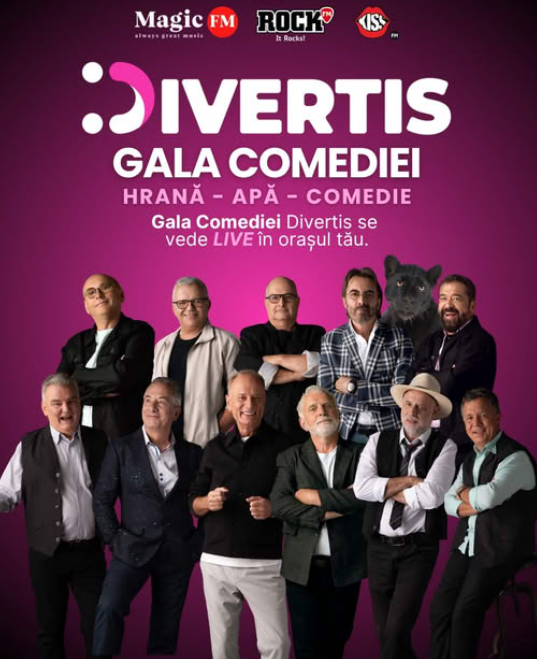 Gala Divertis ajunge la Focșani: o seară de comedie care pune Vrancea ...