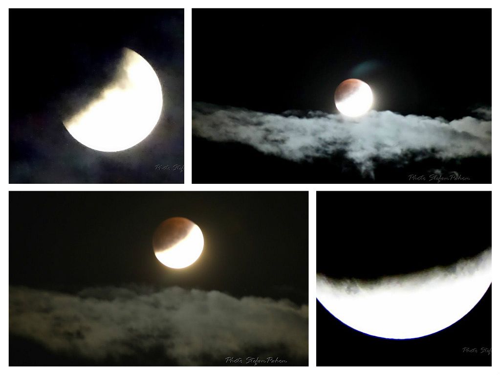 Galerie foto | Eclipsa parțială de Lună din 16/17 iulie 2019 surprinsă ...