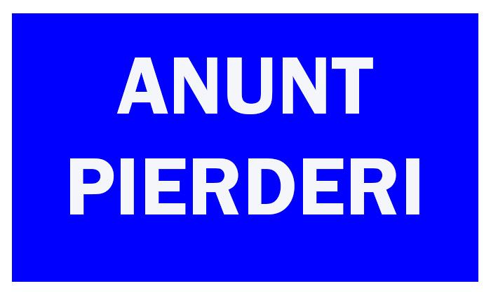 Pierdut carnet student - Pierderi - Acte