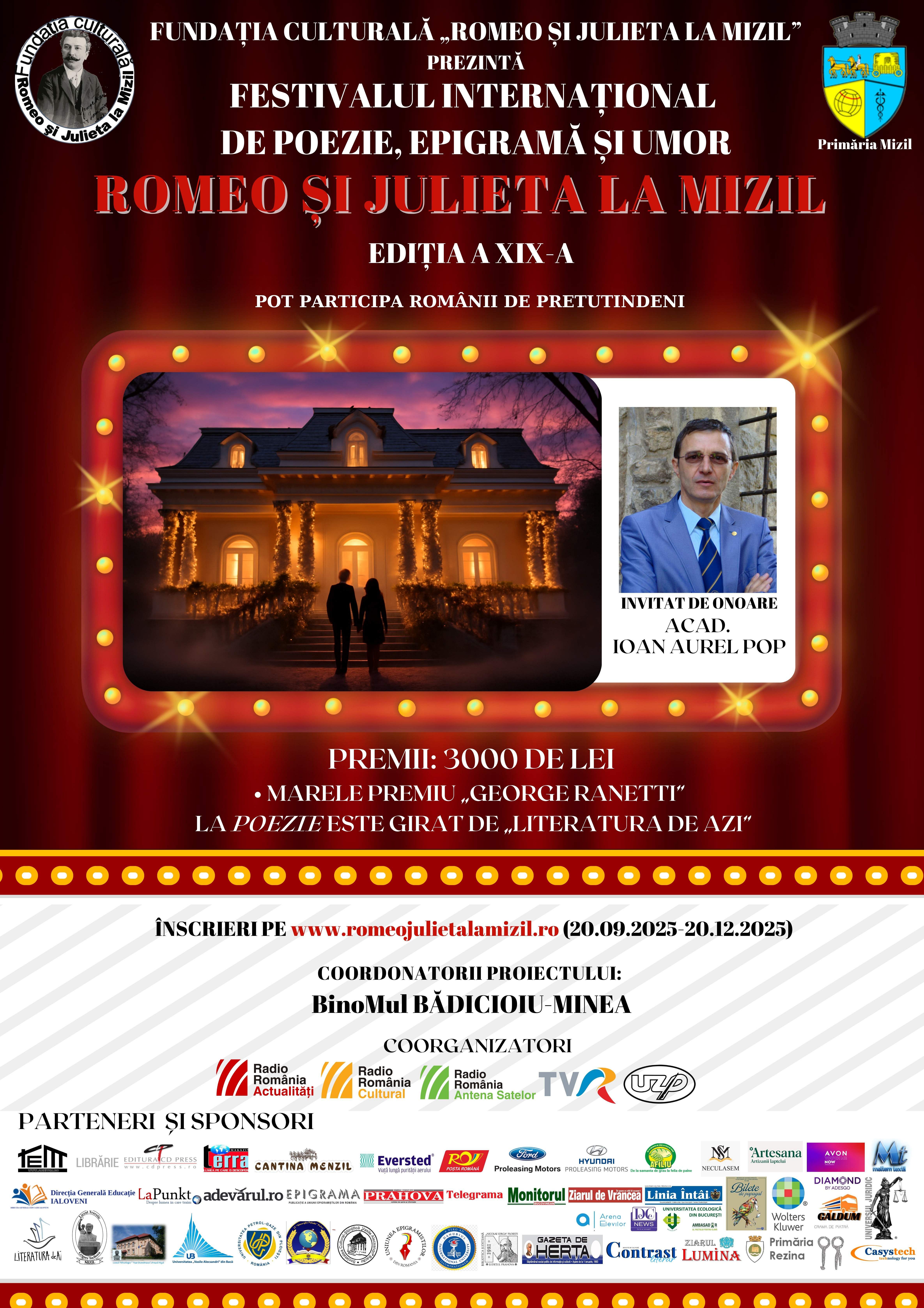Poezia, epigrama și umorul aduc din nou România împreună la Mizil