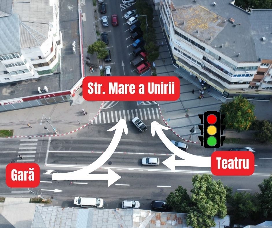 Primăria anunță reguli noi de circulație pentru accesul în strada Mare a Unirii din Focșani