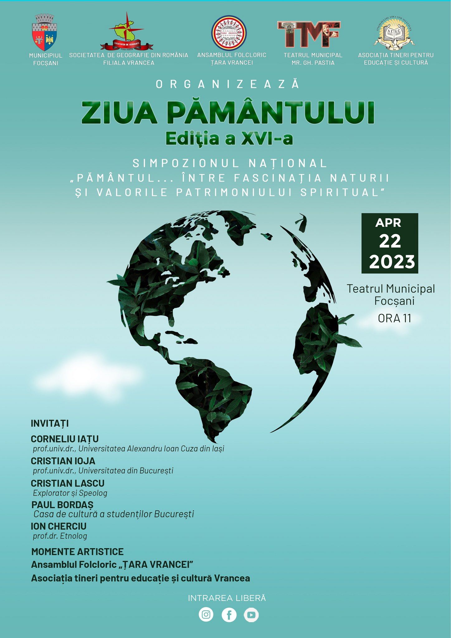 Simpozion de Ziua Pământului organizat sâmbătă, 22 aprilie 2023 la ...