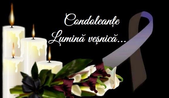 Sincere condoleanțe ! - Necrolog - Condoleanțe