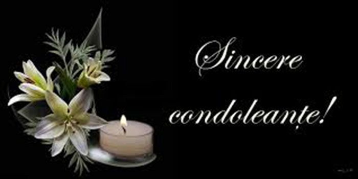Sincere condoleante! - Necrolog - Condoleanțe