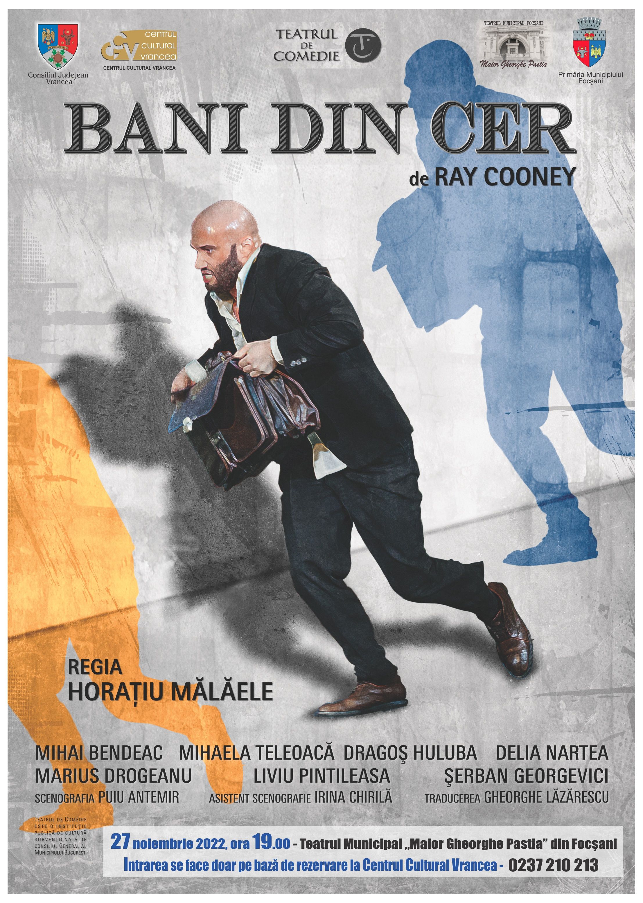 Foto | ”Bani din cer”, în regia lui Horațiu Mălăele, pe scena Teatrului ...