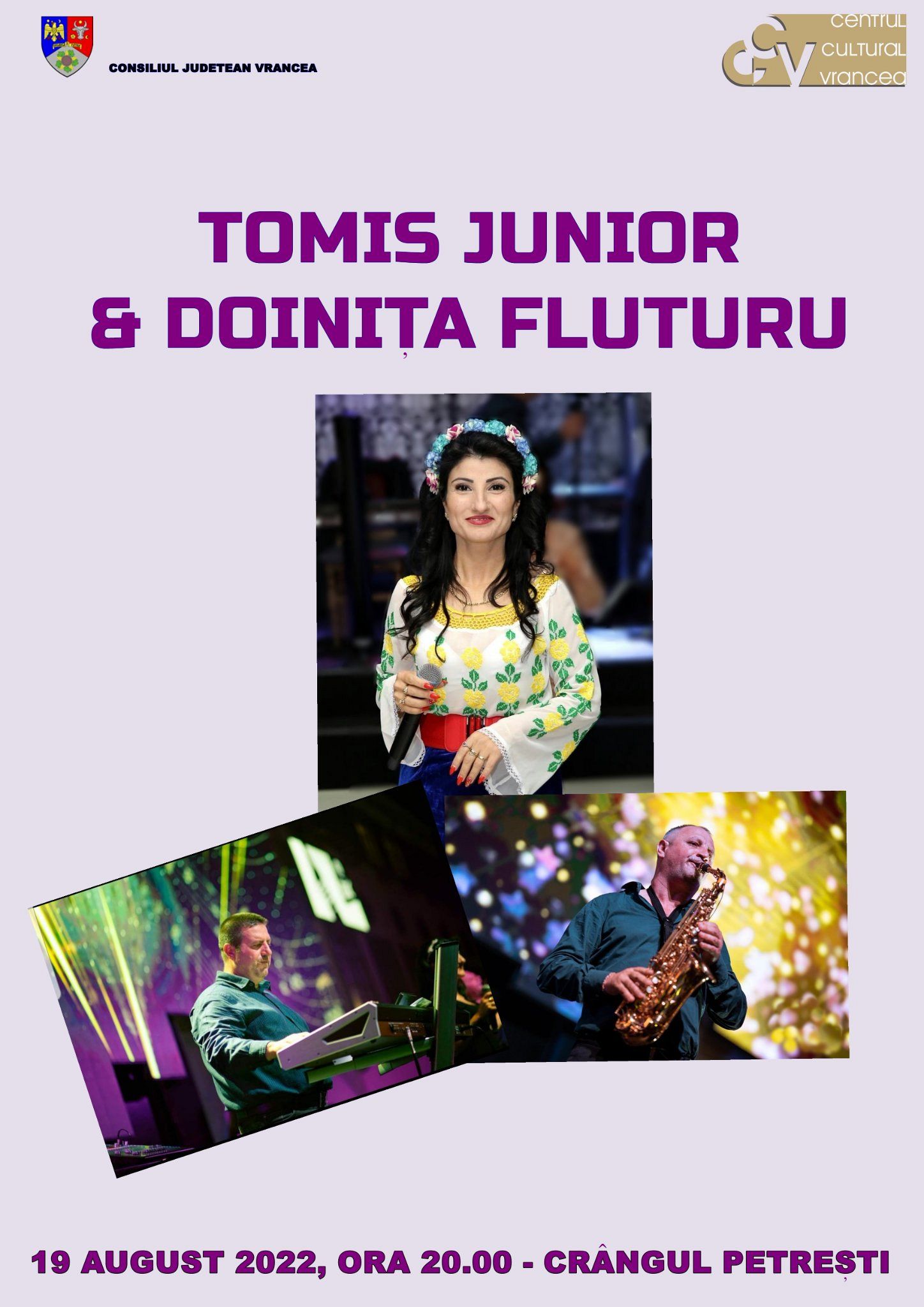 Spectacol în Crângul Petrești vineri, 19 august 2022, cu solista ...