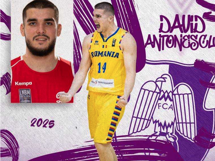 Tânărul baschetbalist focșănean David Antonescu va activa în noul sezon ...