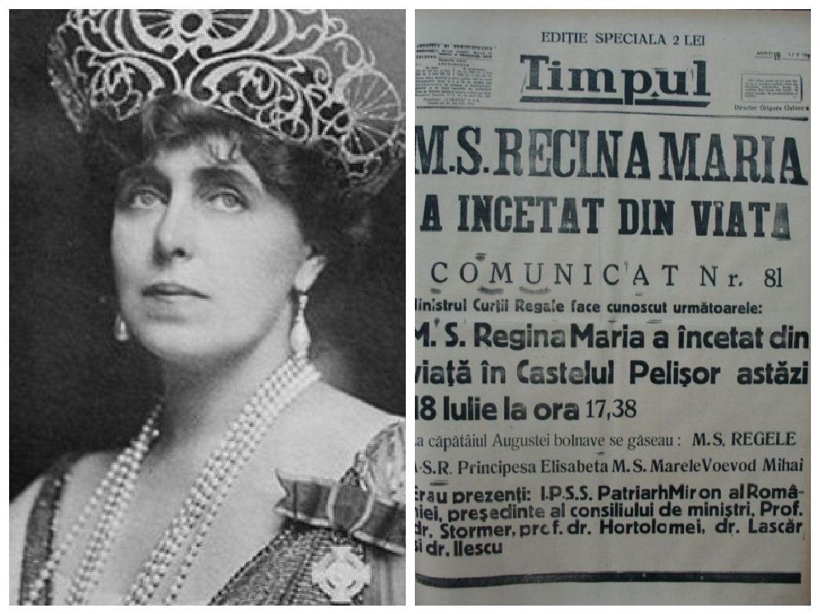 VIDEO Astăzi se împlinesc 85 de ani de la moartea Reginei Maria a ...