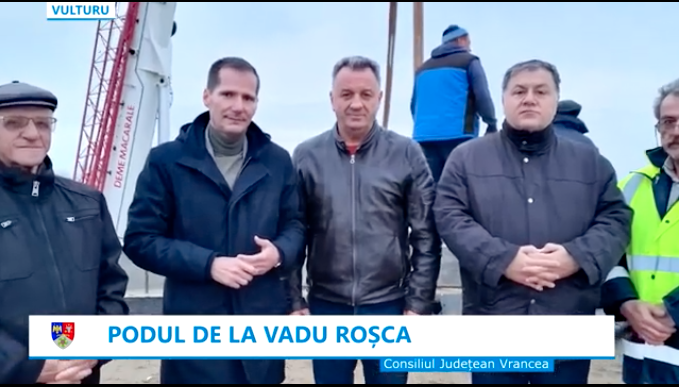 VIDEO | S-au montat grinzile la podul peste râul Putna, la Vadu Roșca ...