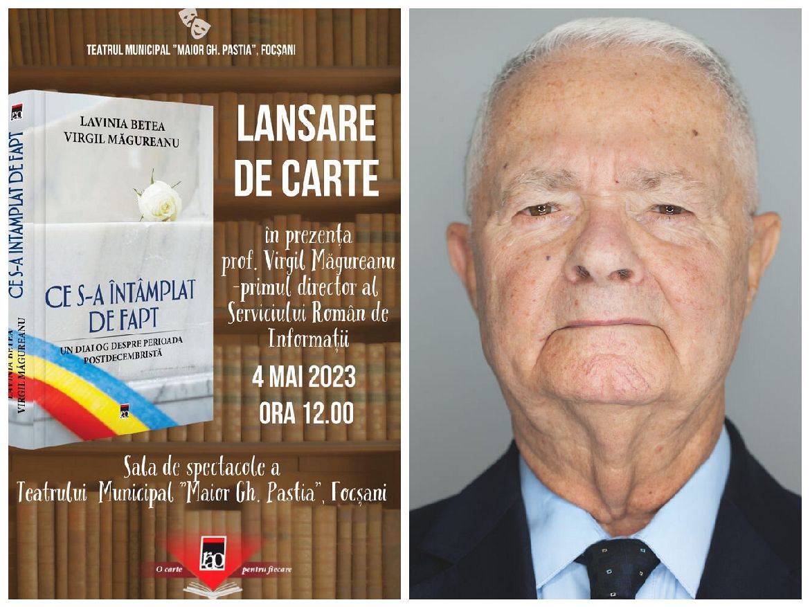 Virgil Măgureanu, primul director al SRI după 1989, își lansează cartea ...