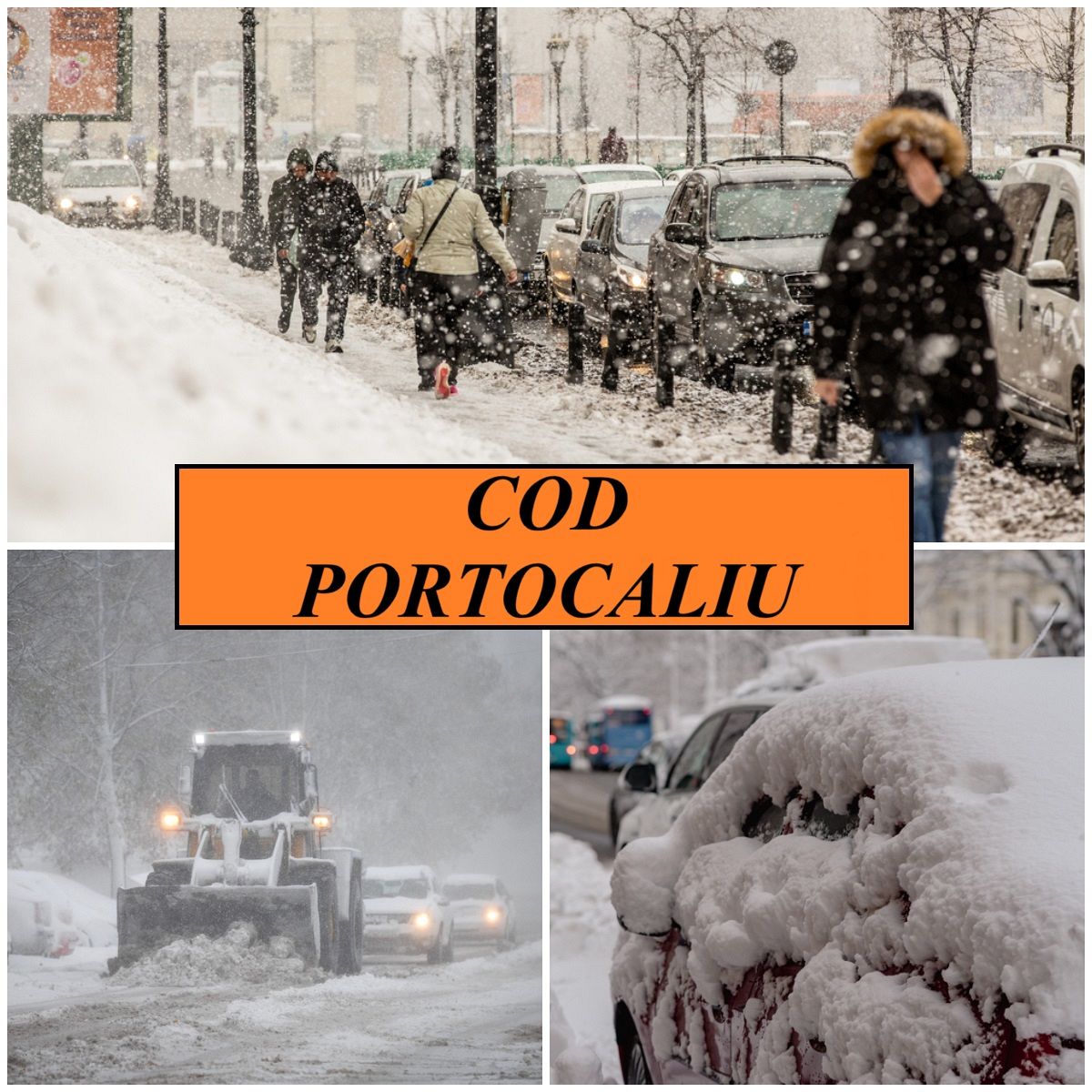Vrancea, sub COD PORTOCALIU de ninsoare și viscol: ANM anunță strat de ...